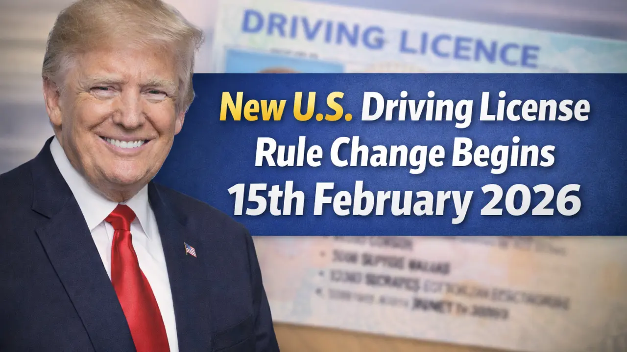 New U.S. Driving License Rule Change Begins 15 February 2026 – Driving ...